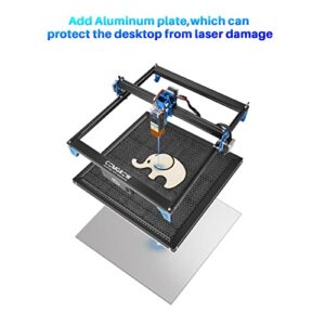 Comgrow Honeycomb Laser Bed 400mm x 400mm with Aluminum Plate for CO2 Diode Laser Engraver Cutting Machine,Laser Engraving Cutter Iron Honeycomb Working Panel