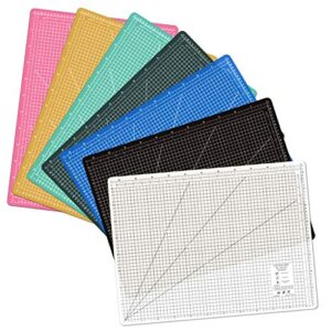 pp a2 cutting mat – a2 eco friendly (24l x 18w inch) (600 x 450 mm) , colorful self healing cutting mat craft fabric quilting sewing scrapbooking one sided art project (set of 1) uesta (white)