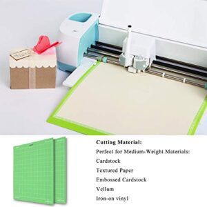 EVISWIY Variety Mats for Cricut Explore Air 2/Air/One/Maker StandardGrip/LightGrip/StrongGrip/FrabricGrip Multiple Adhesive Sticky Green Blue Purple Pink Cricket 12x12 Cutting Mats for Cricut 5 Pack