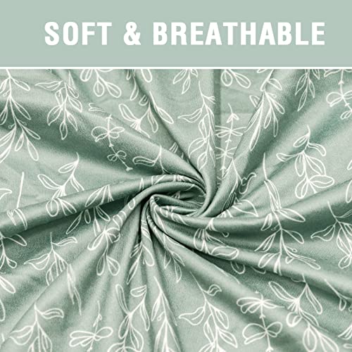 Newborn Lounger Cover for Boys Girls, Soft Snug Fitted Baby Lounger Slipcover, Removable Cover for Infant Lounger Pillow, Green Sage