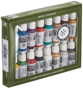 vallejo medieval colors paint set, 17ml