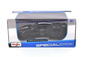 2020 chevy corvette stingray z51 coupe, black – maisto 31527bk – 1/24 scale diecast model toy car