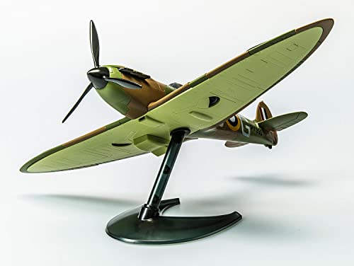 Airfix Quickbuild Supermarine Spitfire Airplane Brick Building Plastic Model Kit J6000 Brown