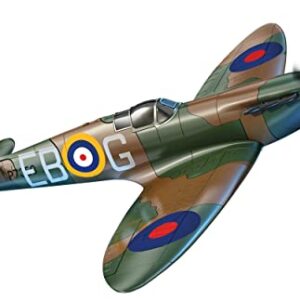 Airfix Quickbuild Supermarine Spitfire Airplane Brick Building Plastic Model Kit J6000 Brown