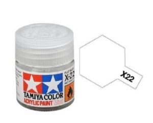 tamiya models x-22 mini acrylic paint, clear