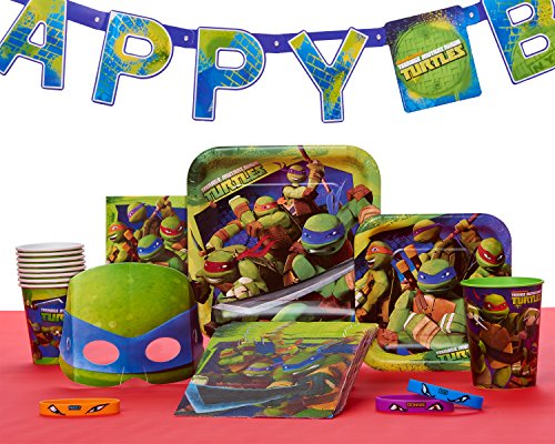 Teenage Mutant Ninja Turtles Birthday Party Banner, Party Supplies