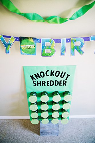 Teenage Mutant Ninja Turtles Birthday Party Banner, Party Supplies