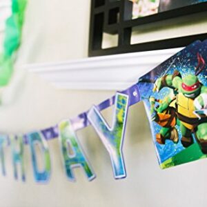 Teenage Mutant Ninja Turtles Birthday Party Banner, Party Supplies