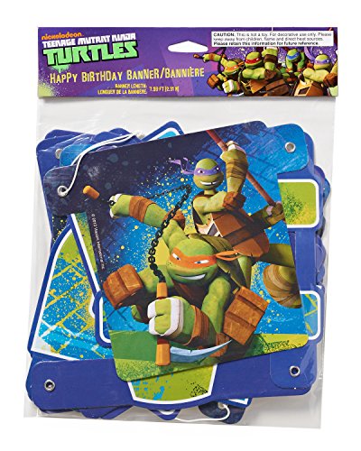 Teenage Mutant Ninja Turtles Birthday Party Banner, Party Supplies