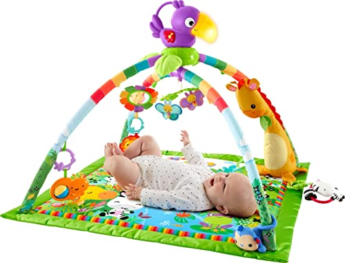 Fisher-Price Tiny Take-Alongs Gift Set, 6 Activity Toys For Baby To Rattle and Teethe