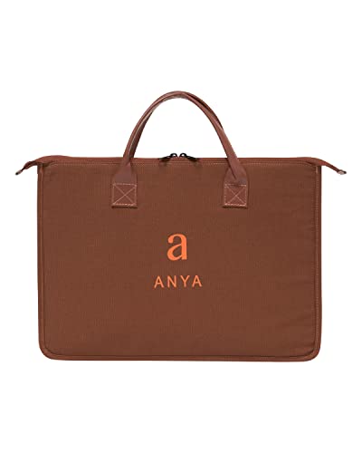 ANYA Art portfolio bag, artist carrying case, storage bag for artwork, posters with zipper and handles, light weight art bag for professionals, students KONST