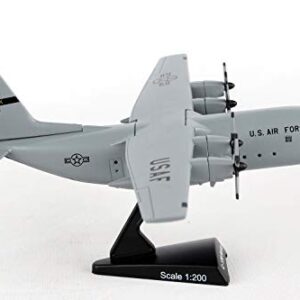 Daron Worldwide Trading Postage Stamp USAF C-130 1/200 Spare 617 Airplane Model, White