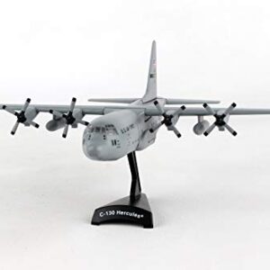 Daron Worldwide Trading Postage Stamp USAF C-130 1/200 Spare 617 Airplane Model, White