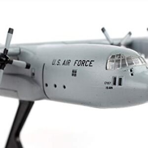 Daron Worldwide Trading Postage Stamp USAF C-130 1/200 Spare 617 Airplane Model, White