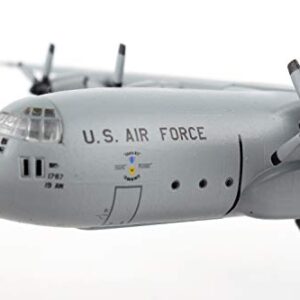 Daron Worldwide Trading Postage Stamp USAF C-130 1/200 Spare 617 Airplane Model, White