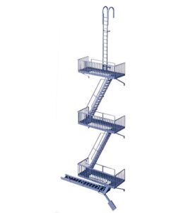 walthers cornerstone ho scale model vintage fire escape kit