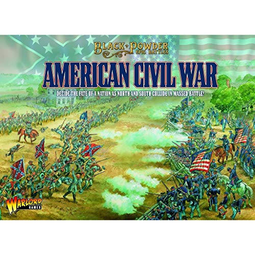 WarLord Black Powder Epic Battles American Civil War Starter Set Military Table Top Wargaming Plastic Model Kit 311514001 , Green