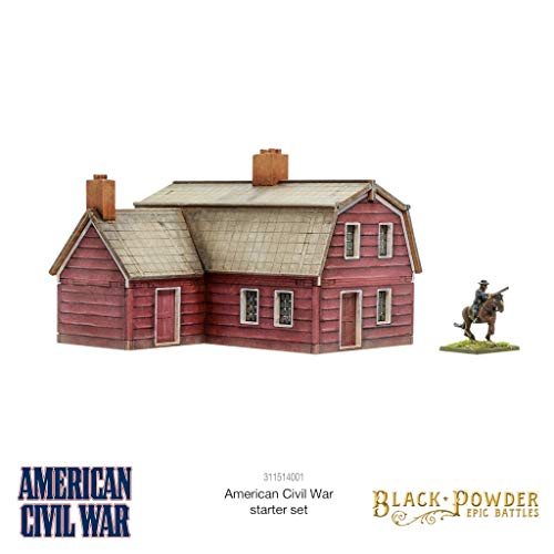 WarLord Black Powder Epic Battles American Civil War Starter Set Military Table Top Wargaming Plastic Model Kit 311514001 , Green