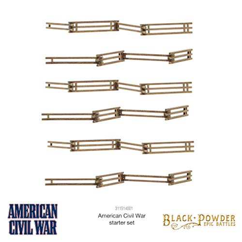 WarLord Black Powder Epic Battles American Civil War Starter Set Military Table Top Wargaming Plastic Model Kit 311514001 , Green