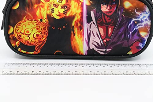 MU Model Japanese Anime Pencil Case - Multifunction PU Leather Pencil Case with Zipper Closure - Carrying Case for School Supplies Office Stuff