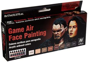 vallejo face painting set 17ml paint