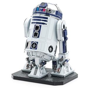 fascinations metal earth premium series star wars r2-d2 in color 3d metal model kit