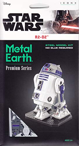 Fascinations Metal Earth Premium Series Star Wars R2-D2 in Color 3D Metal Model Kit