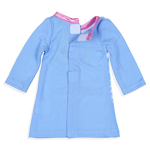 Komar Kids CoComelon Toddler Girls JJ Character Nightgown With Matching doll Gown, 3T Baby Blue