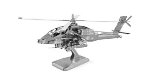 metal earth ah-64 apache 3d metal model kit fascinations