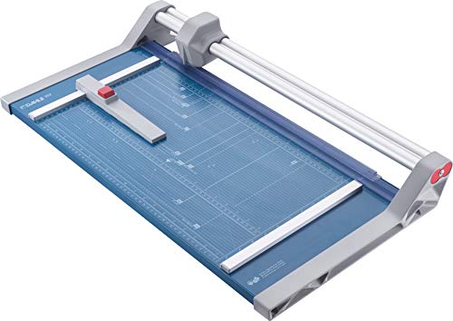 Dahle 552 Professional Rotary Trimmer, 20" Cut Length, 20 Sheet Capacity, Self-Sharpening, Dual Guide Bar, Automatic Clamp, German Engineered Paper Cutter