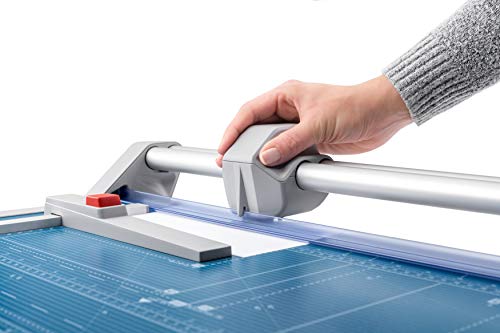 Dahle 552 Professional Rotary Trimmer, 20" Cut Length, 20 Sheet Capacity, Self-Sharpening, Dual Guide Bar, Automatic Clamp, German Engineered Paper Cutter