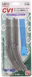 kato n scale unitrack compact cv-1 oval track set