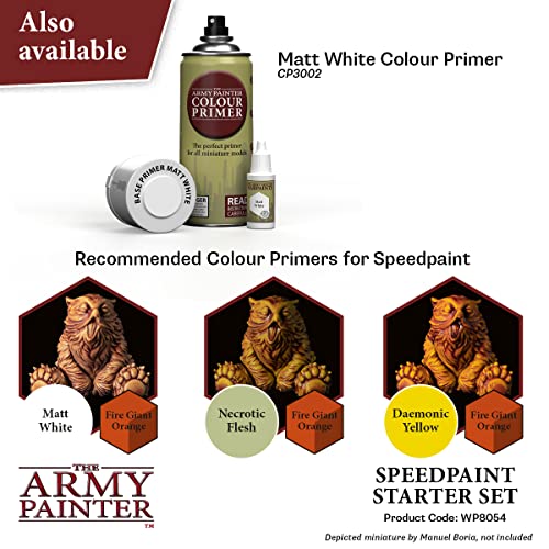 The Army Painter Speedpaint Starter Set - 10x18ml Speed Model Paint Kit Pre Loaded with Mixing Balls and 1 Brush- Base, Shadow and Highlight in One Miniature and Model Paint Set for Plastic Models