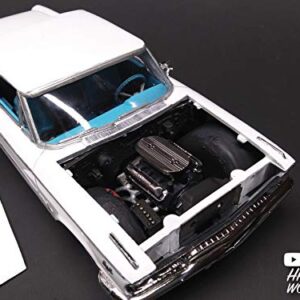 AMT 1963 Ford Galaxie 1/25 Scale Plastic Model Kit, White, AMT1186