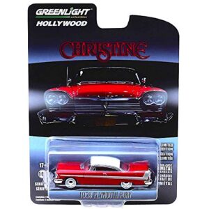 1958 plymouth fury, christine – greenlight 44830c/48 – 1/64 scale diecast model toy car