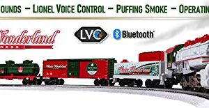 Lionel Winter Wonderland LionChief 0-8-0 Set with Bluetooth Capability, Electric O Gauge Train Set with Remote