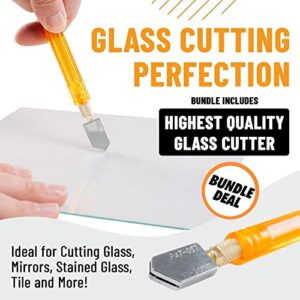 Home Pro Shop Premium Glass Bottle Cutter Kit - DIY Glass Cutter for Bottles - Beer & Wine Bottle Cutter Tool with Safety Gloves & Accessories