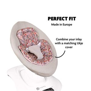 UKJE 4moms mamaRoo 4 Baby Swing Insert- Insert Compatible with 4moms mamaRoo and rockaRoo- mamaRoo Newborn Insert- Infant Insert for mamaRoo- Baby Swing, Baby Rocker Insert- Pink Flowers