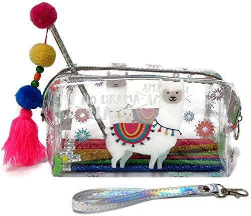 Llama Light Pencil Case Pen Pencils Gift Set