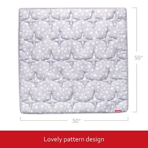 Baby Playpen Mat 50" X 50" Fit for TODALE and LIAMST Baby Playpen, One-Piece Crawling Mat Non Slip Cushioned Baby Mats for Playing 50x50 Inches, Baby Playmat Floor Mat for Babies, Toddlers