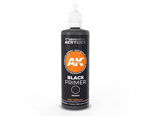 AK-Interactive Black Primer (100ml)