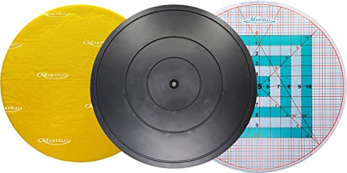 Martelli Round-About Set - 17" Turntable, Cutting Mat & Ironing Pad