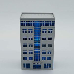 outland models railway scenery layout modern office building n scale