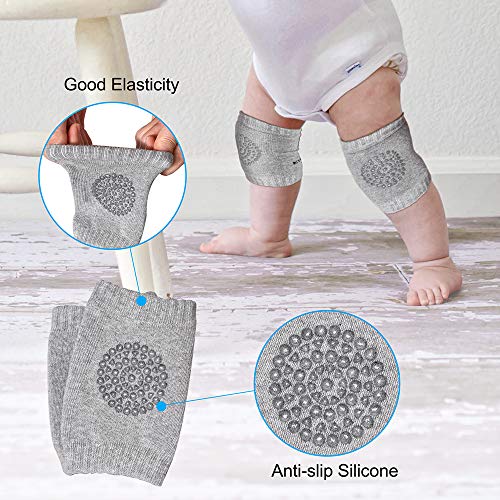 Baby Head Protector & Baby Knee Pads for Crawling,Adjustable Toddlers Head Safety Pad Cushion Backpack,Baby Back Protection for Crawling & Walking,for Age 5-24months,Bee