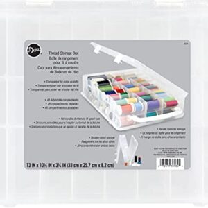 Dritz Thread Storage Box 13X10X3, Transparent