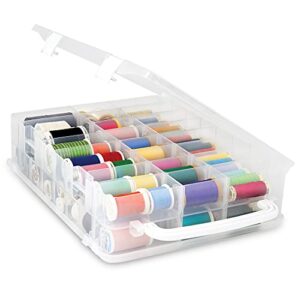 Dritz Thread Storage Box 13X10X3, Transparent