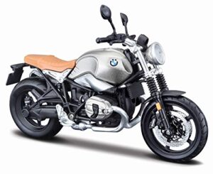 maisto m32701 1:12 motorbike-bmw r nine t scramble, assorted designs and colours