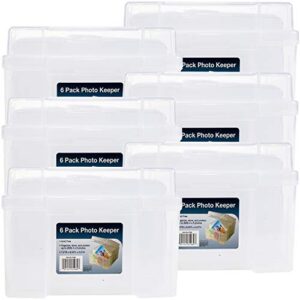 advantus corporation storage studios photo keeper 6/pkg, clear 6 pack