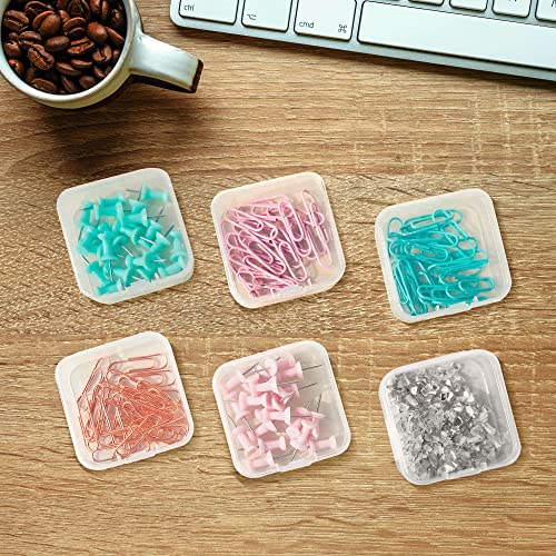 24 Pcs Small Bead Organizer, Dveda Clear Bead Storage Containers Plastic Storage Case with 2Pcs Rectangle Clear Craft Supply Cases for Small Beads Seed Storage