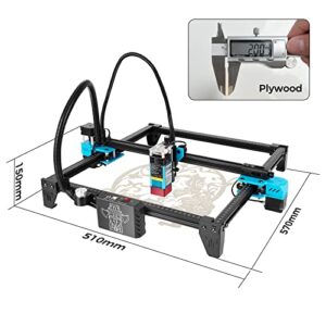 Twotrees TTS-25 Laser Engraving Machine 32 Bit Motherboard, Laser Engraver for Plywood Wood Leather, WiFi and App Control, Fixed Focus Laser Power: 2.5W, Working Area: 300x300mm